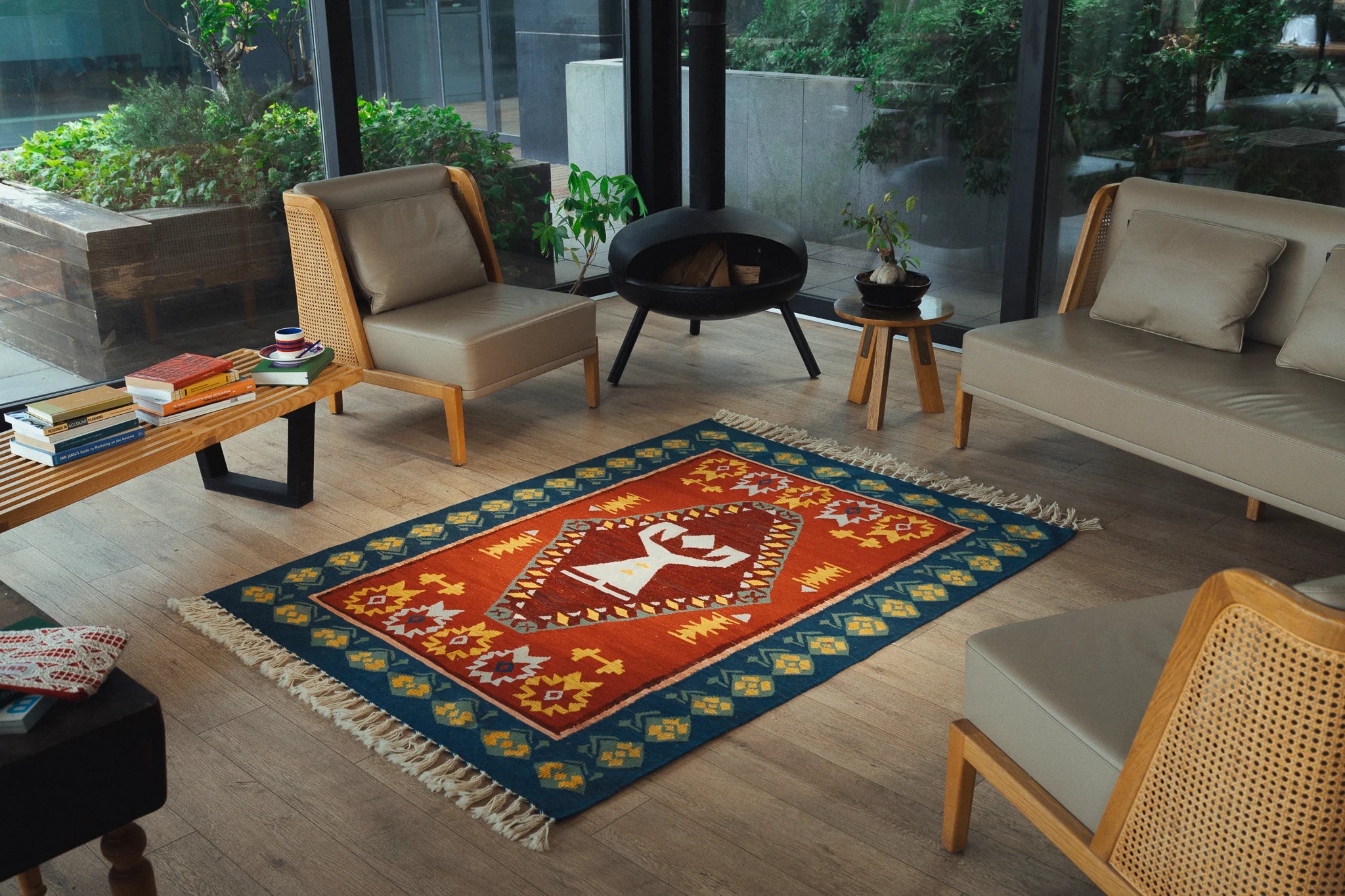 The Symbols of Change Handwoven Carpet – SIMPLE AS IS